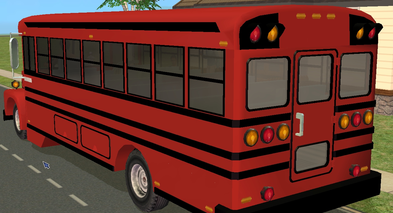 TheNinthWaveSims: The Sims 2 - Default Replacement School Bus In LACK ...