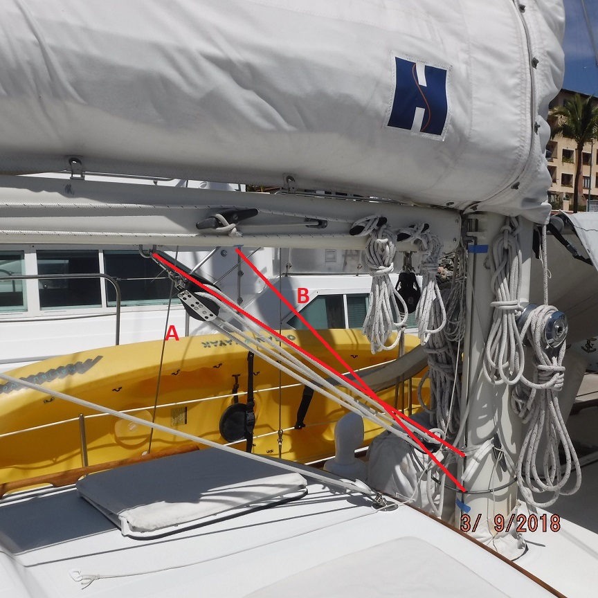 Chip & Debbie Willis on s\v Elegant'sea: Garhauer Rigid Boom Vang ...