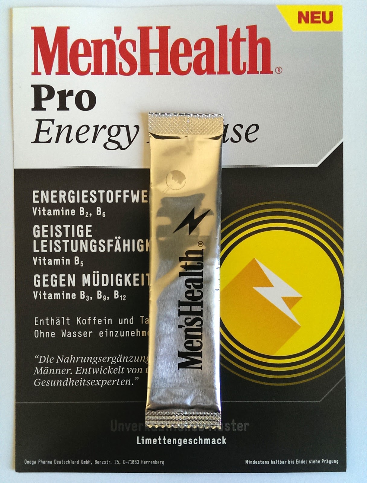 Energy Plattform: Men's Health Pro Energy Release