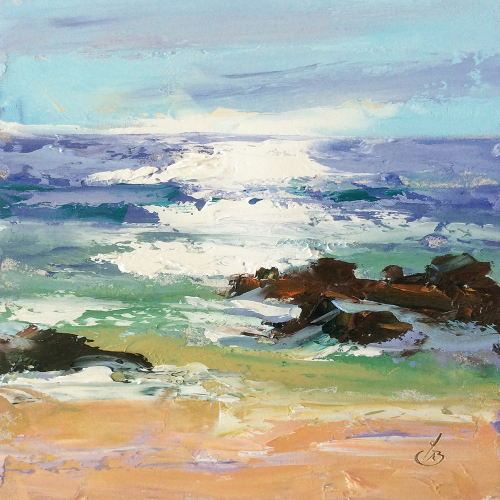 TOM BROWN FINE ART: SPARKLING SEA by TOM BROWN