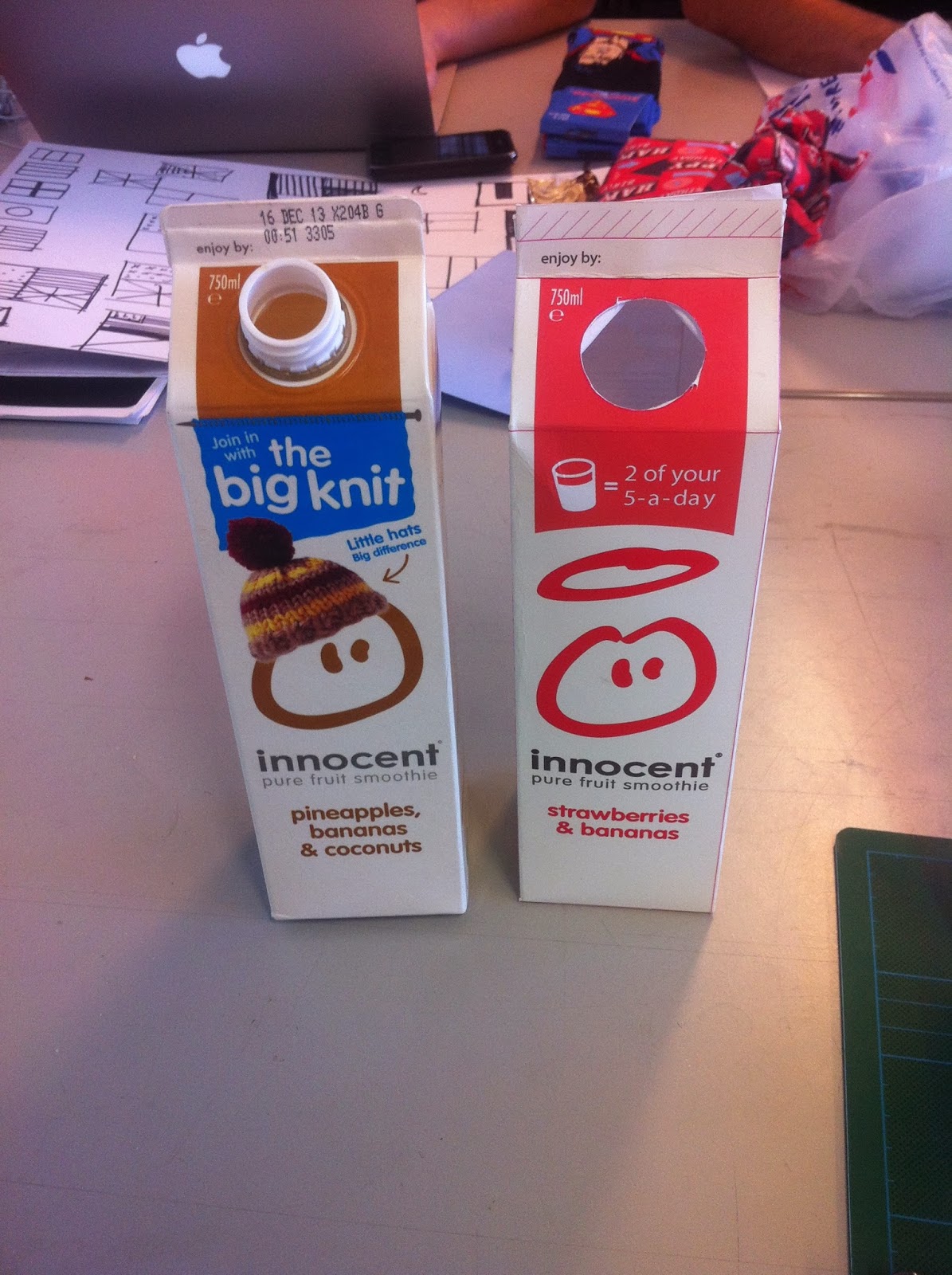 Extended Practice : Innocent Drinks// Packaging Revisit