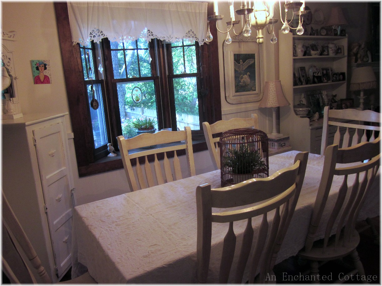 An Enchanted Cottage: The makeshift window box...