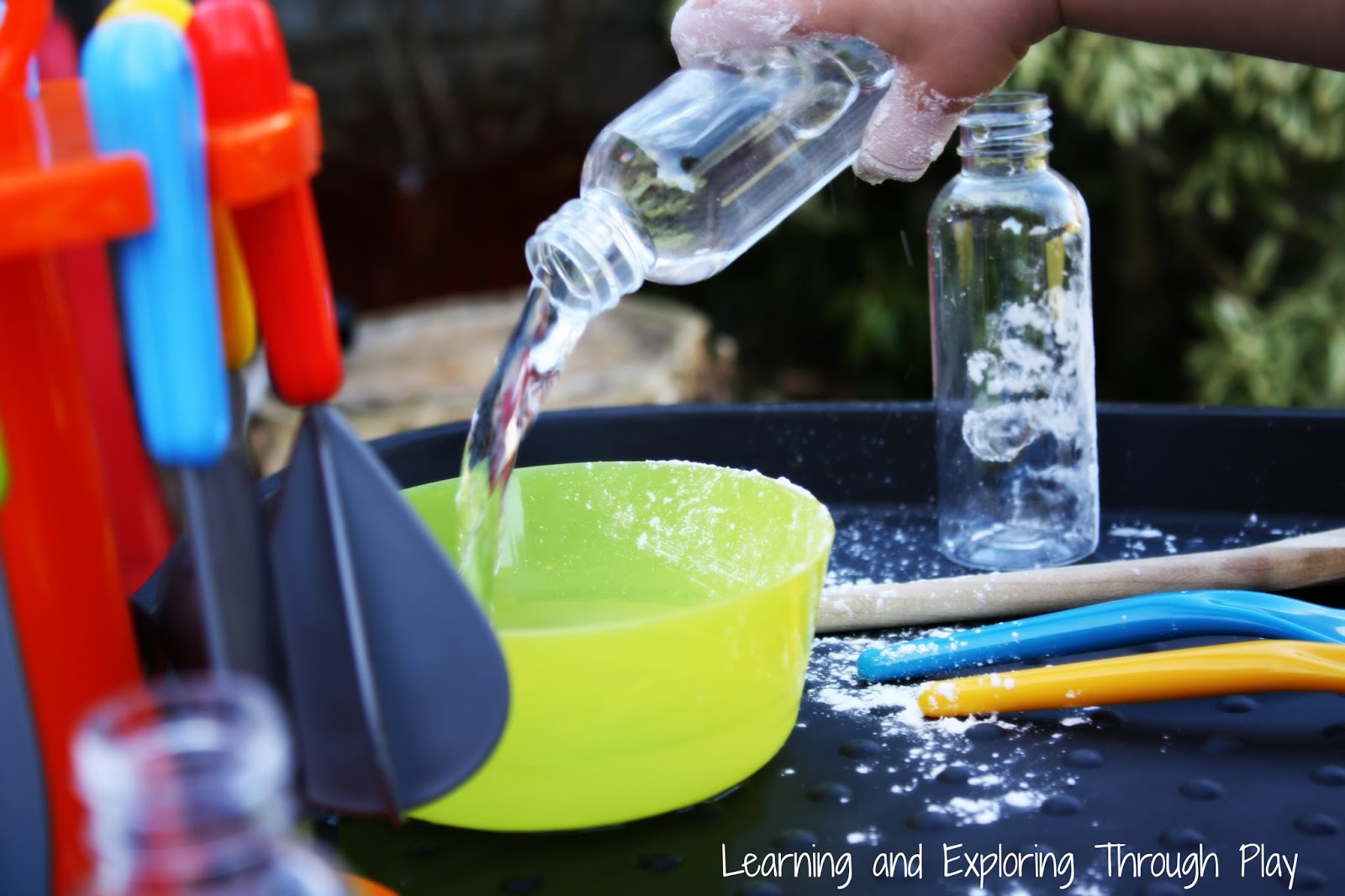 Learning and Exploring Through Play: Cornflour Sensory Play
