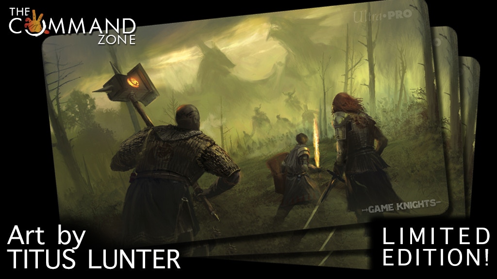 Tabletop Fix: Command Zone - Game Knights Playmat KIckstarter