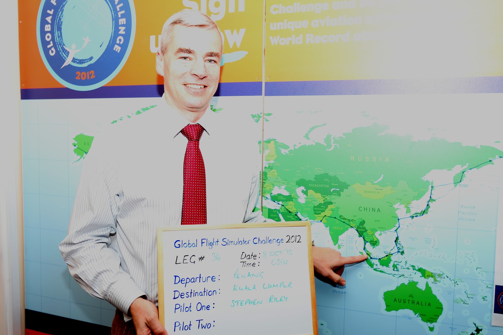 Global Flight Simulator Challenge 2012: Leg 36 Stephen Riley