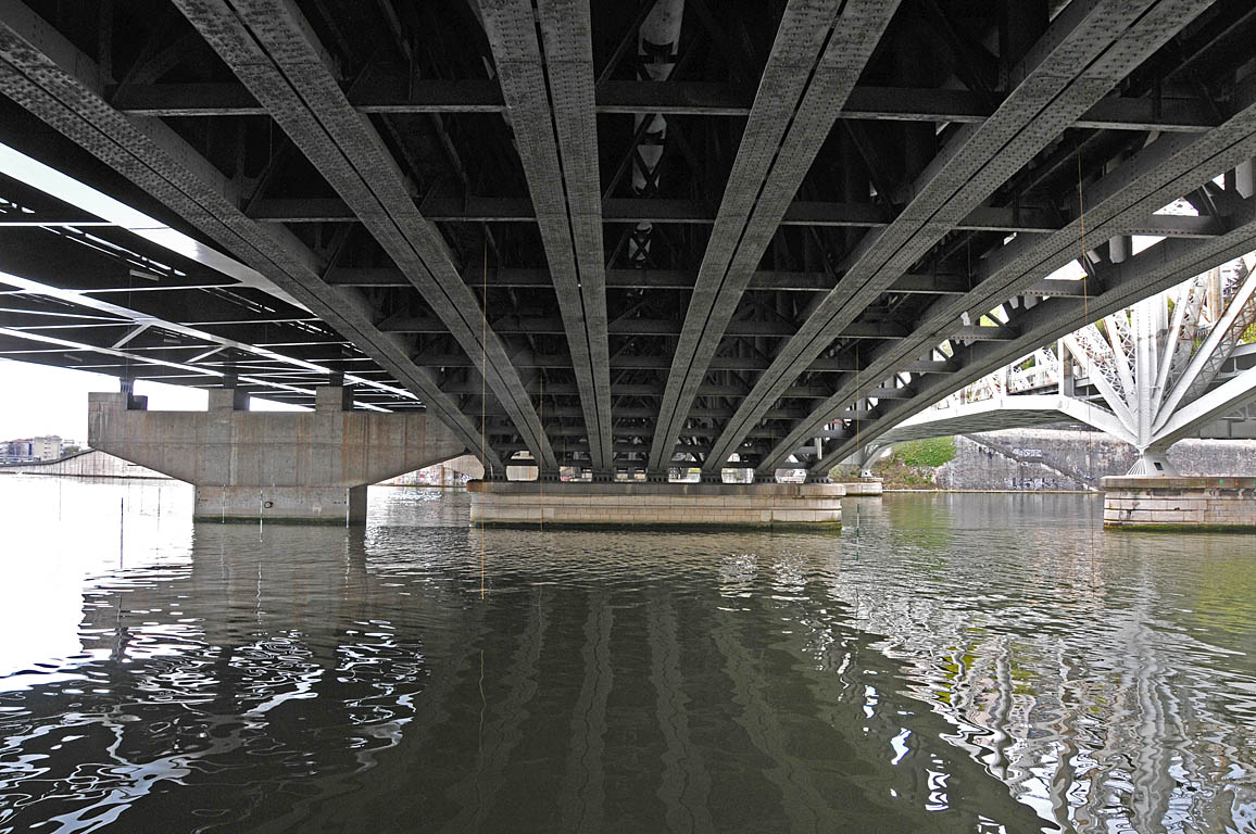 Bridge of the Week: Bridges of Lyon, France: The Mulatiere Bridges ...