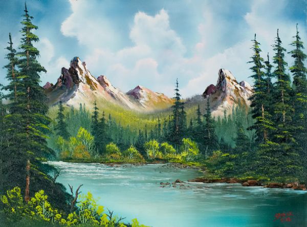 Cuadros Modernos Pinturas y Dibujos : Secretos de Bob Ross (Pintor de ...