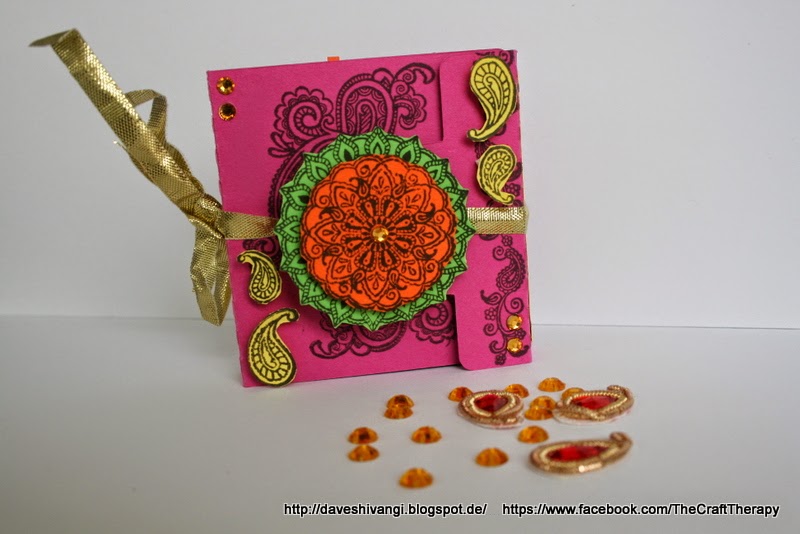 The Craft Therapy: Indian Theme scrapbook mini album