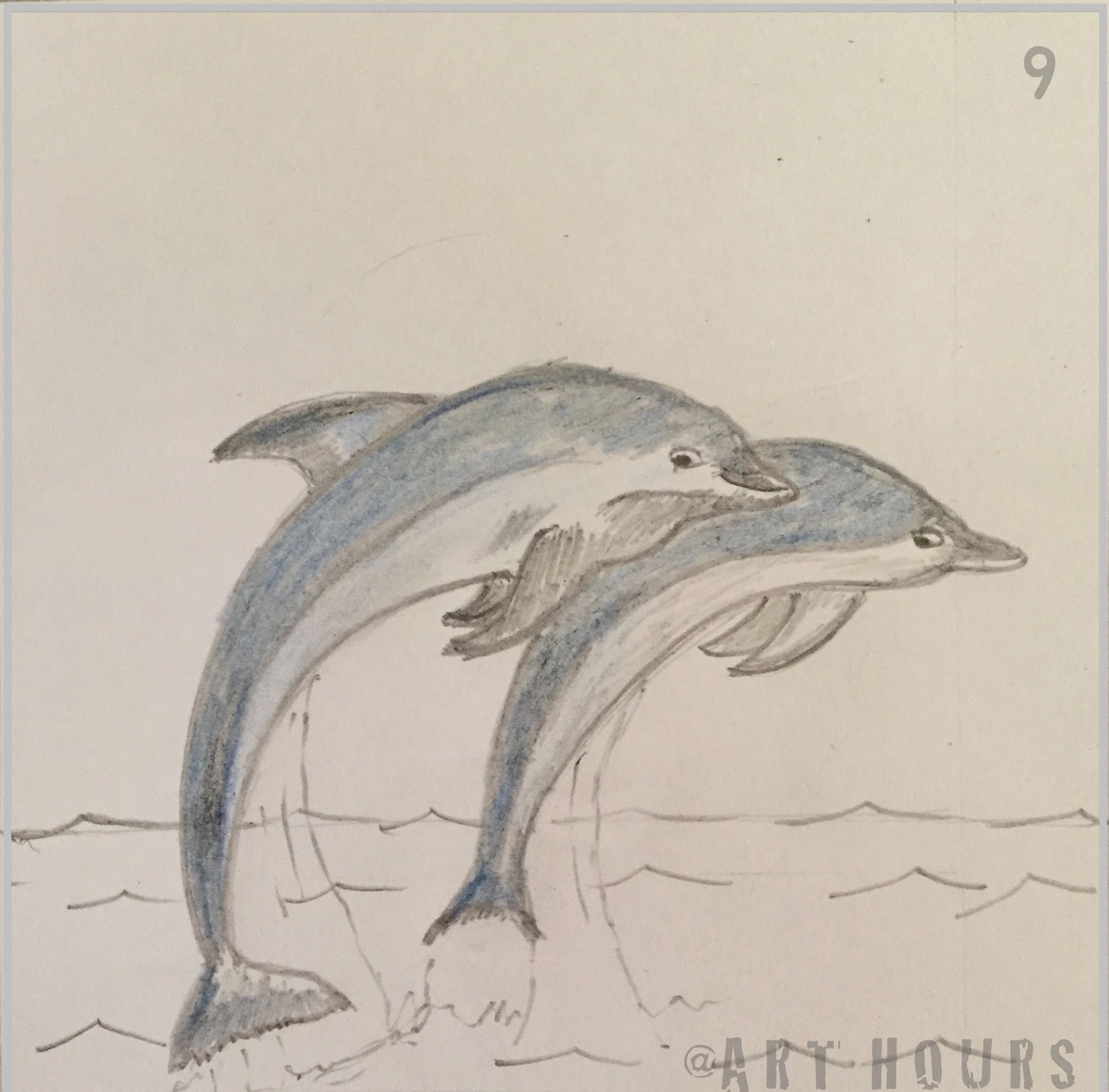 ArchGuide: Sketching the Dolphins: Pencil Shading Guide