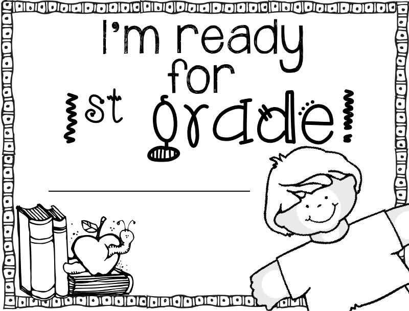 Ready for first grade! - Rowdy in Room 300