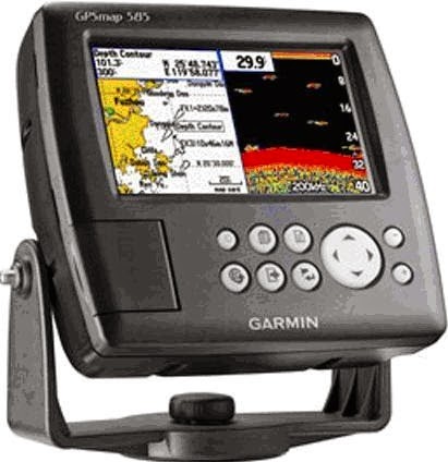 Alat penditeksi kedalaman laut Gps Garmin Echosounder 585 lengkap ...