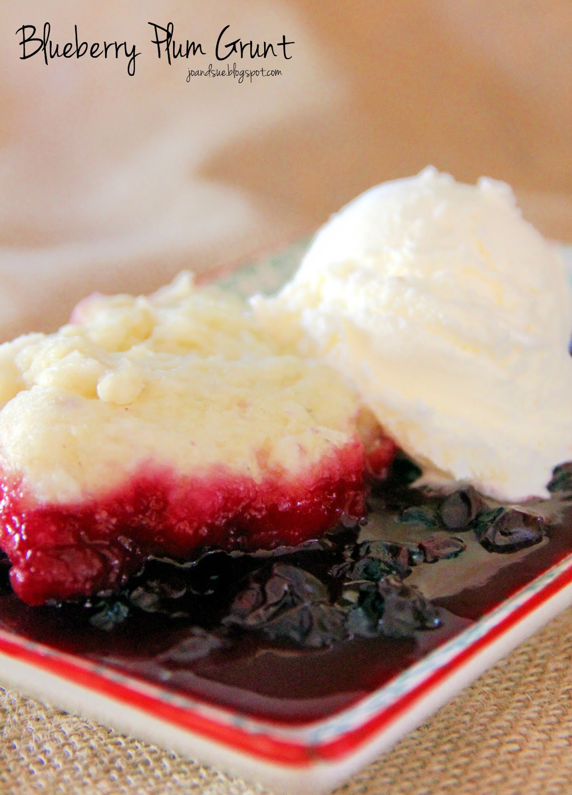 Jo and Sue: Blueberry Plum Grunt