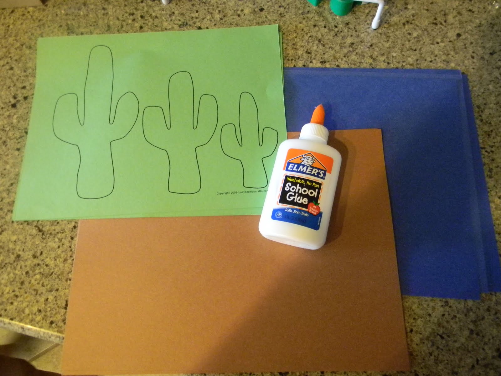 Simply Crafty: Fun Cactus Scene Craft