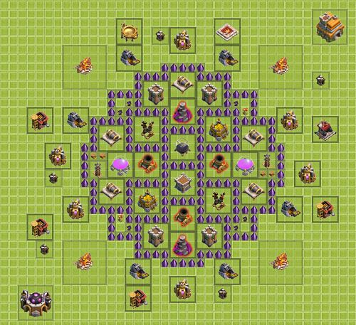 Clash of Clans Formasi Base Town Hall 1-10 Terbaik dan Terkuat