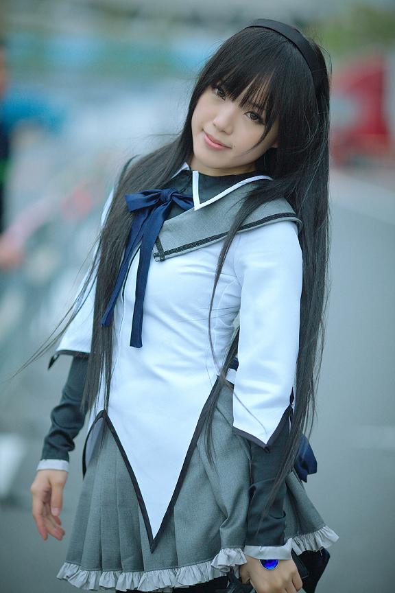 Cosplay Photos in Zip: Puella Magi Madoka Magica Akemi Homura Cosplay ...
