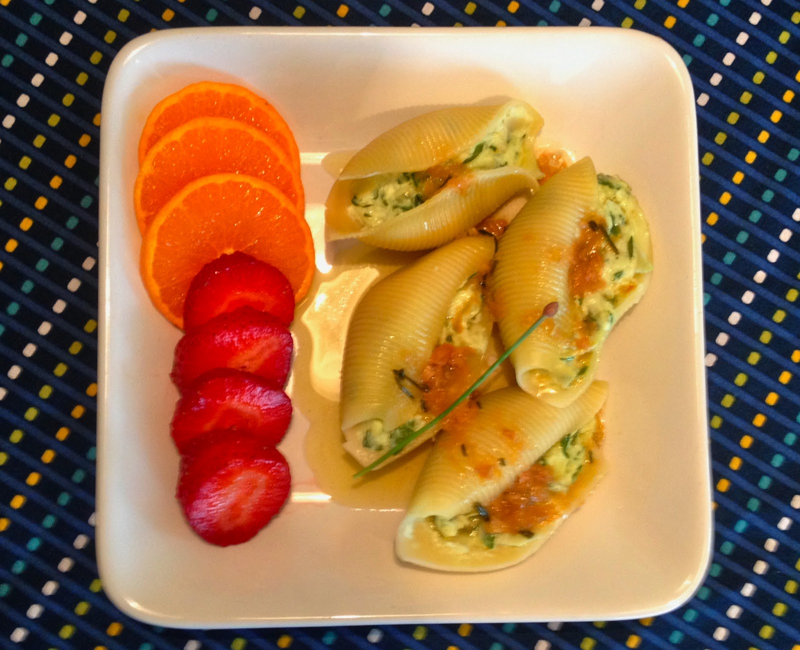 Wasatch Mountain Chef: Stuffed Shells with Lemon Garlic Sauce