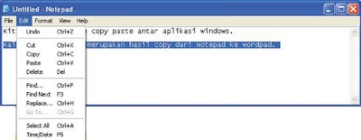 Jelaskan Trik mudah cara menggunakan fasilitas copy paste? | komputer ...