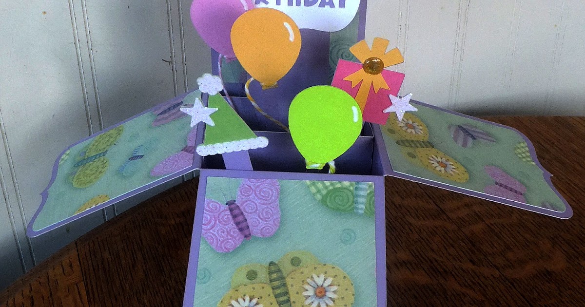 Paper Panacea: Happy Birthday box card...
