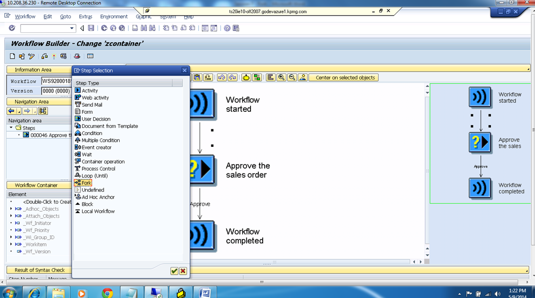 An SAP Consultant: SAP Workflow - Parallel Processing using Fork Step Type