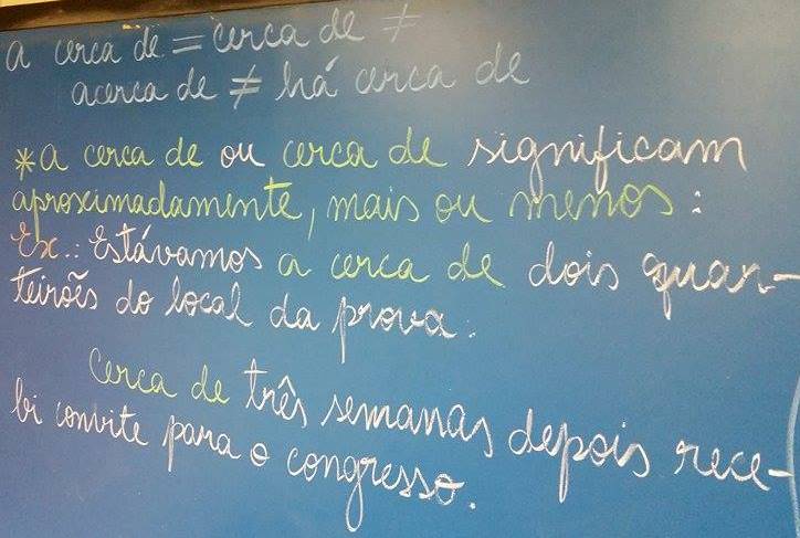 Língua Portuguesa em5Minutos: "acerca de", "há cerca de" ou "a cerca de"?