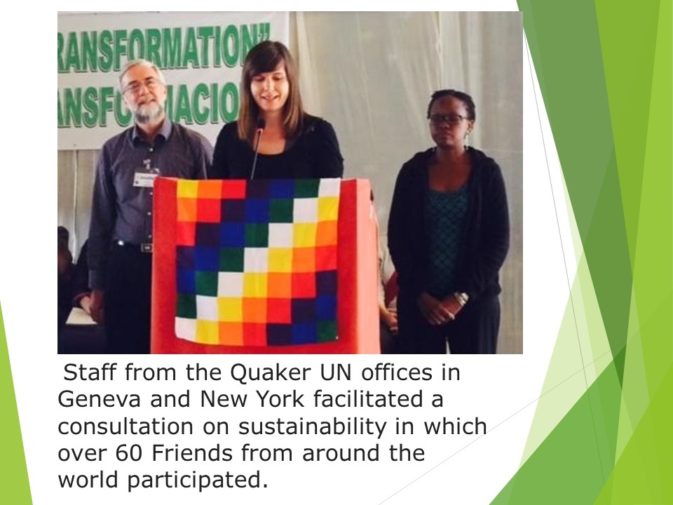 LA Quaker: The World Gathering of Quakers in Peru and the Testimony on ...
