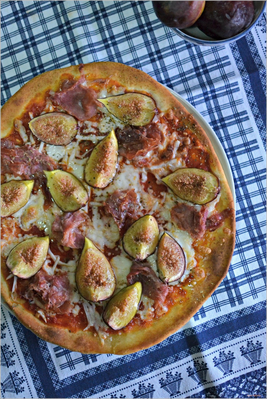 Sweet my Kitchen: Pizza de figos e presunto