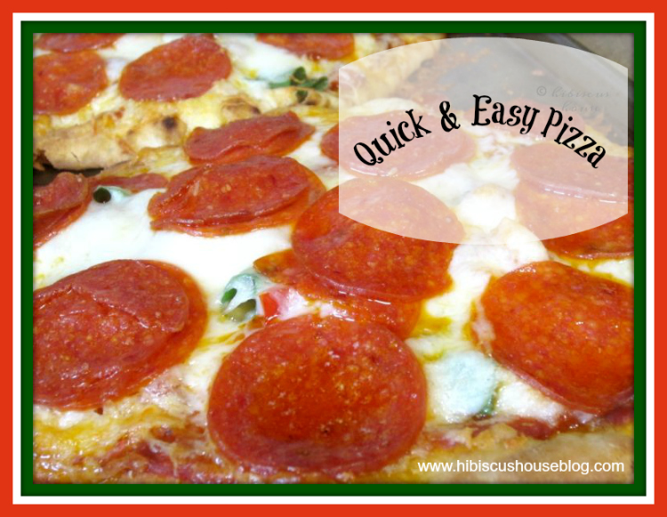 Hibiscus House: Quick Easy Pizza