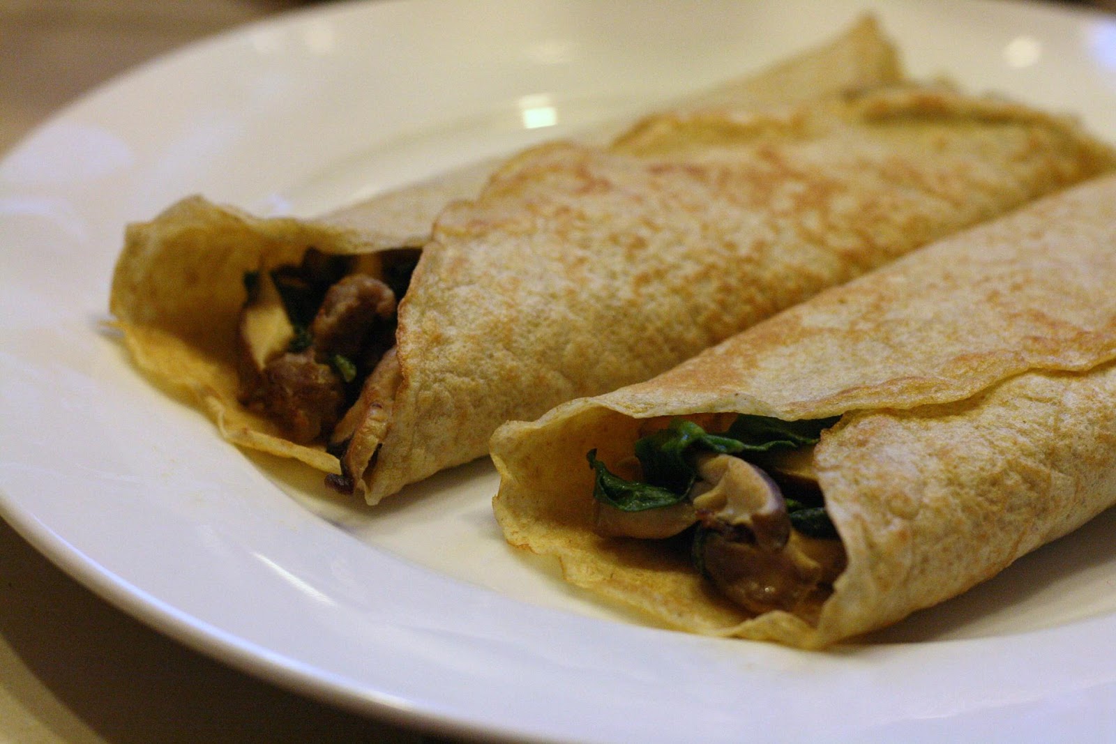 Laine's Recipe Box: Whole Wheat Beer Crepes with Italian Sausage ...