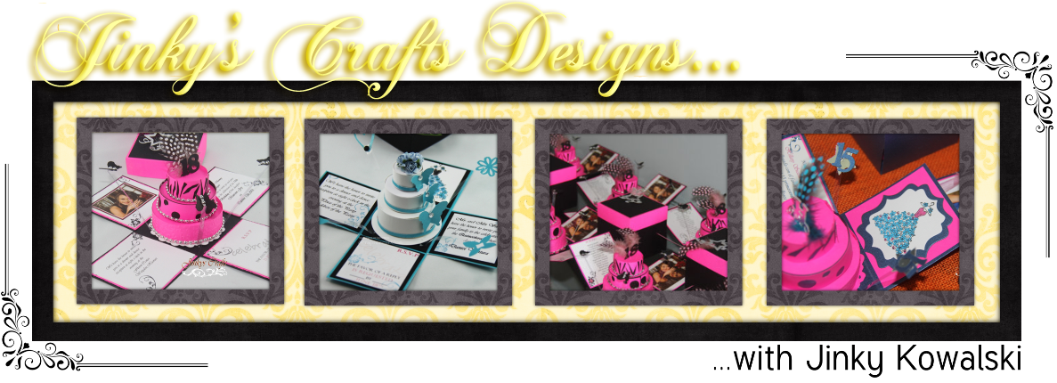 Jinky's Crafts & Designs: Graduation Pyramid Exploding Box