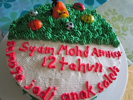 Comel homemade cupcake