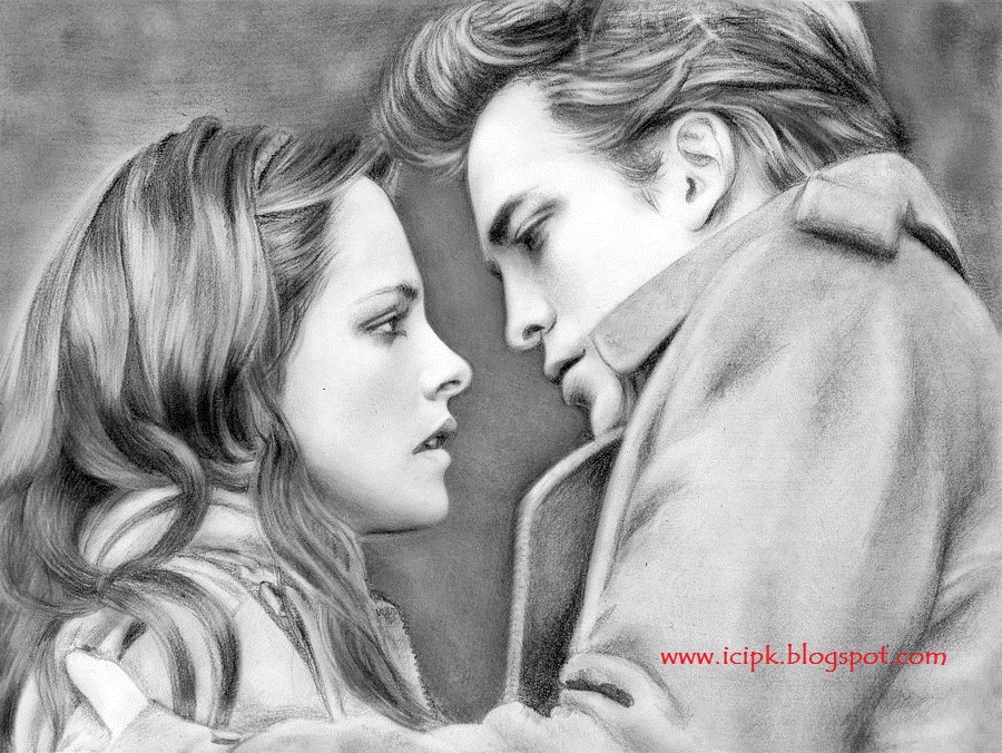 Edward-Bella-drawing-made-by-her-O-twilight-series | http://icipk ...