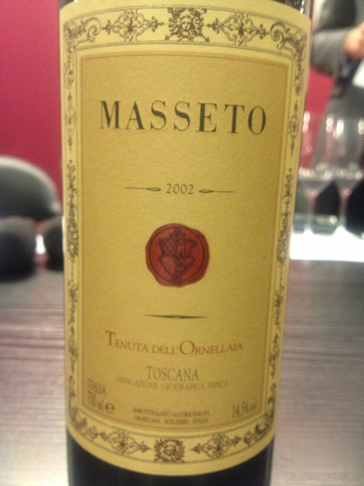 Toutes les Bonnes Choses ont une Faim: Masseto, le Super Toscan