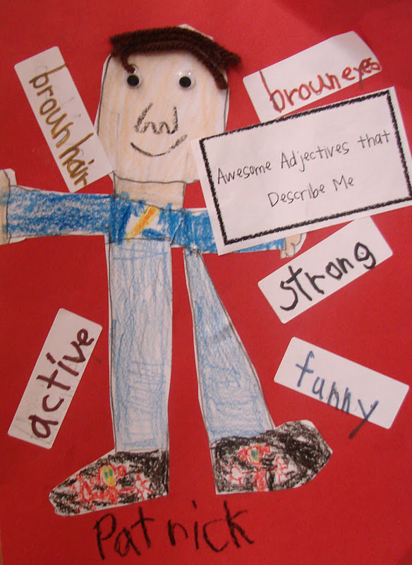 First Grade Lyons' Den: Awesome Adjectives About Me