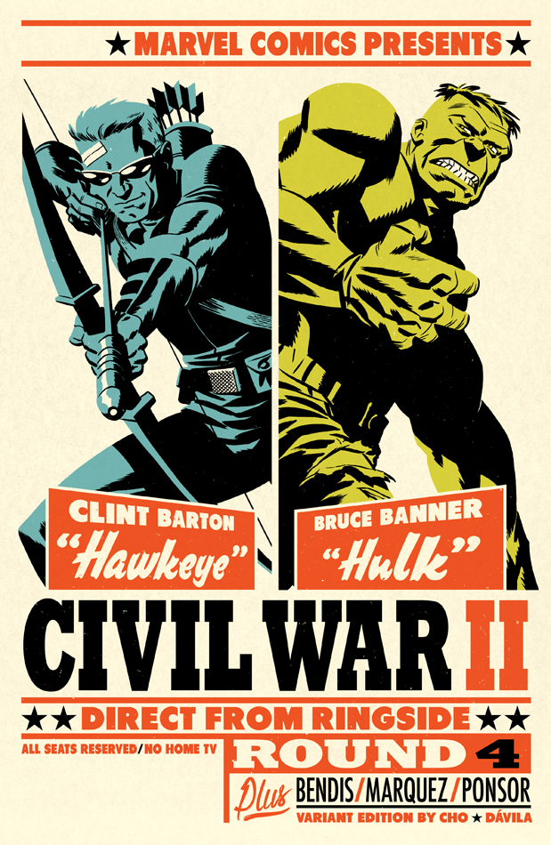 Michael Cho's sketchbook: Civil War 2 Variant Covers - Part 1