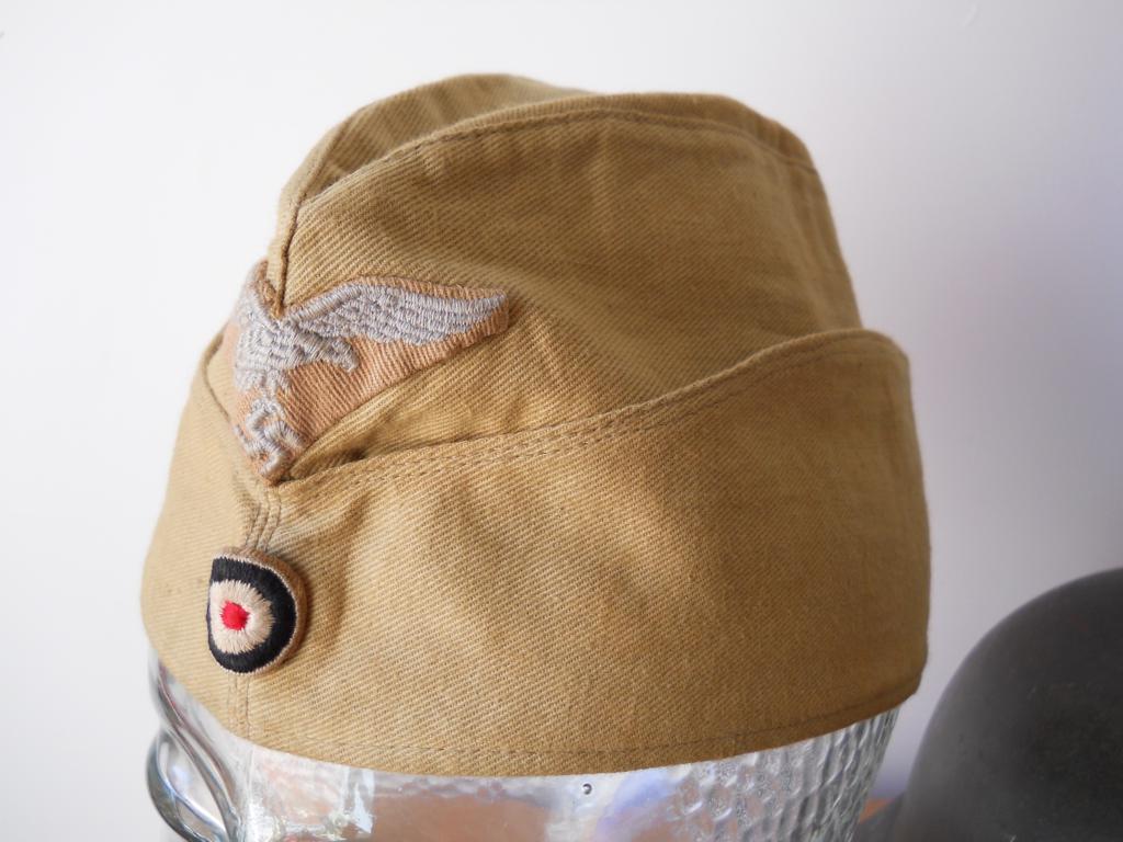 WW2 Militaria Collection: Luftwaffe tropical side cap - Berolina Berlin