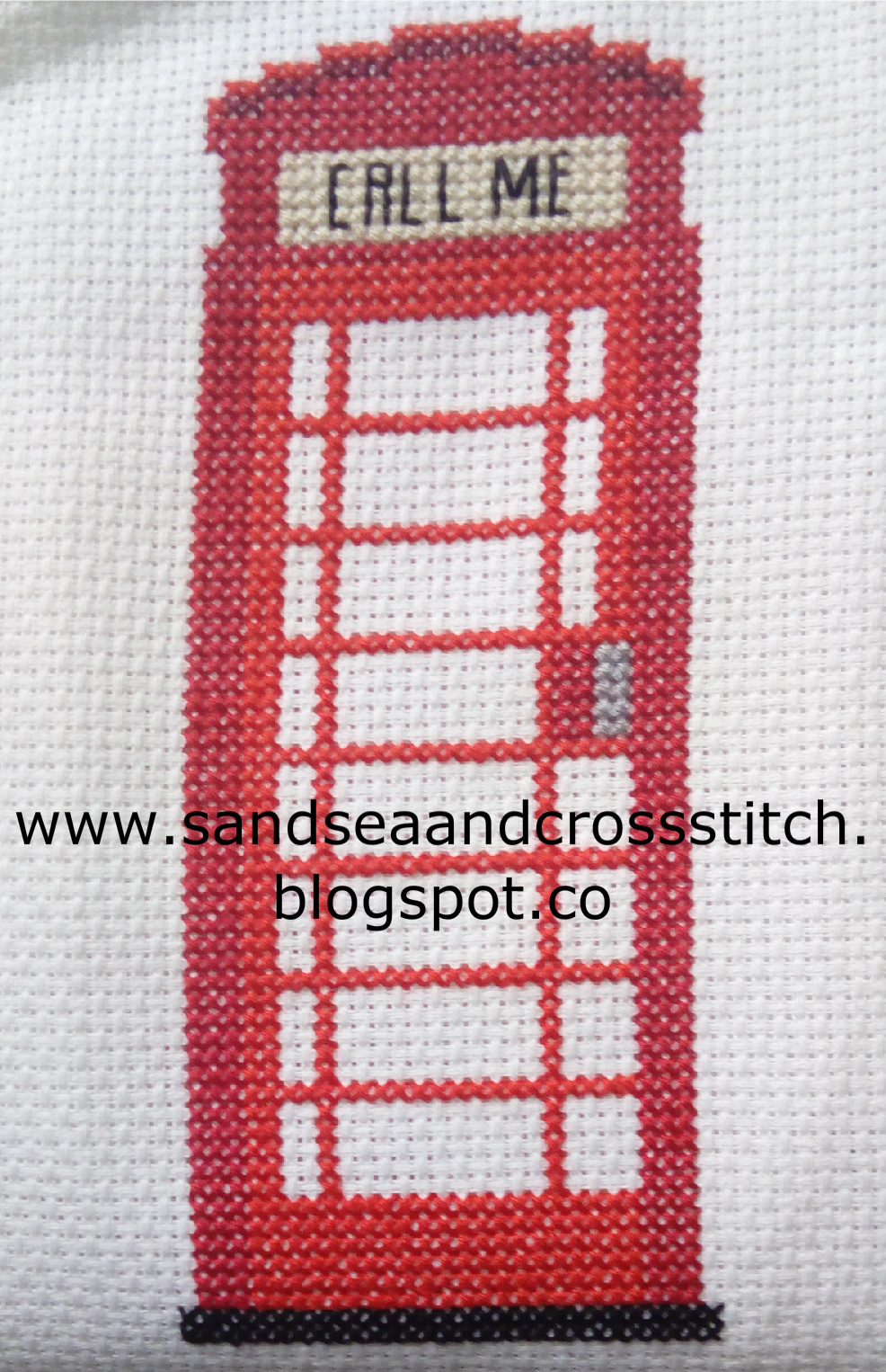 Sand, Sea & Cross Stitch: Telephone Box