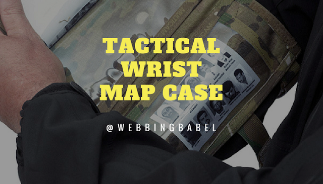Webbingbabel: Tactical Wrist Map Case