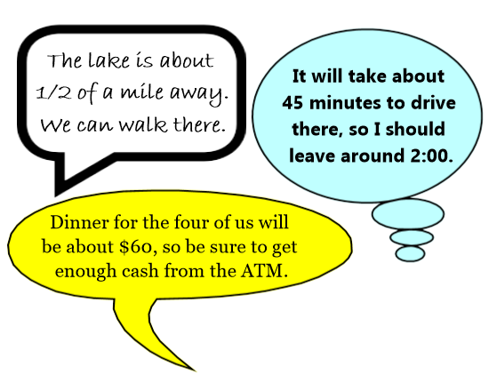 MathSnack: Estimation