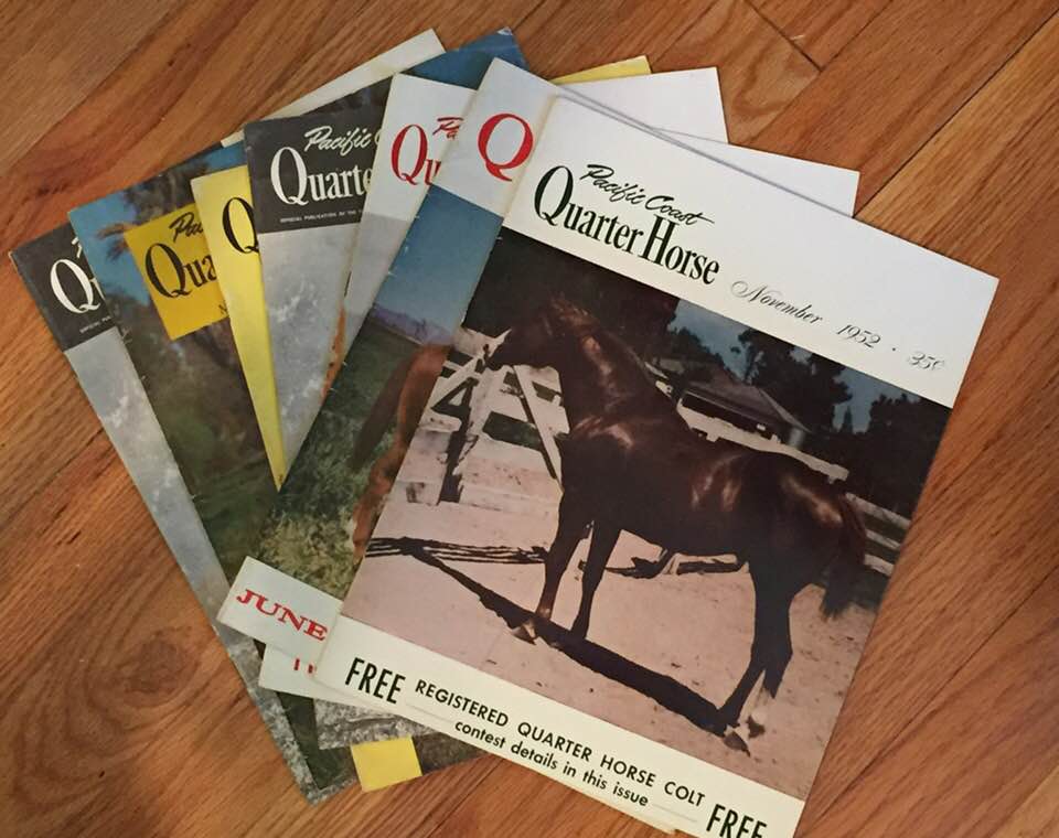 The Model Horse History Project: Pacific Coast Quarter Horse Magazine ...