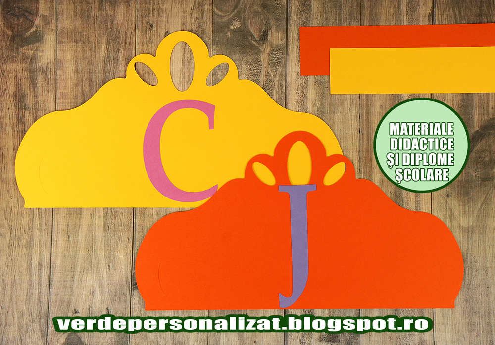 verde personalizat: Coronite Litere 1