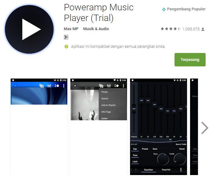 Aplikasi Pemutar Musik Android Terbaik dan Menampilkan Lirik ~ VALELIVERS