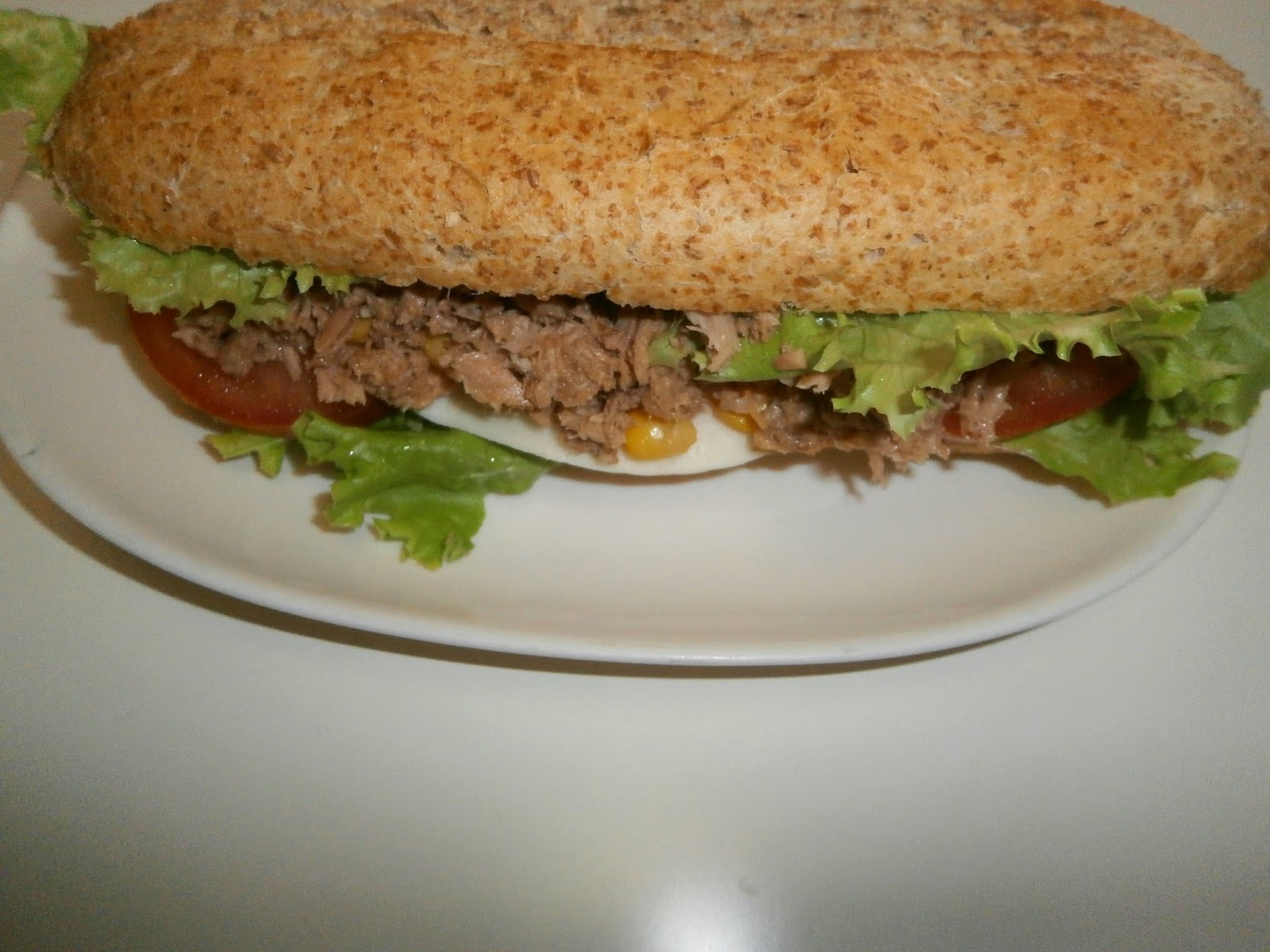 AMarte à mesa: Sandes de atum