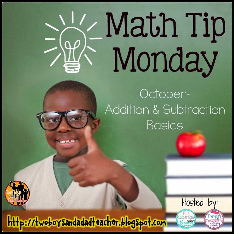Math Tip Monday October: Addition and Subtraction Facts Grade 3 - Two ...