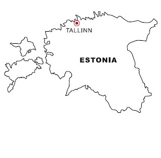 LAMINAS PARA COLOREAR - COLORING PAGES: Mapa y Bandera de Estonia para ...