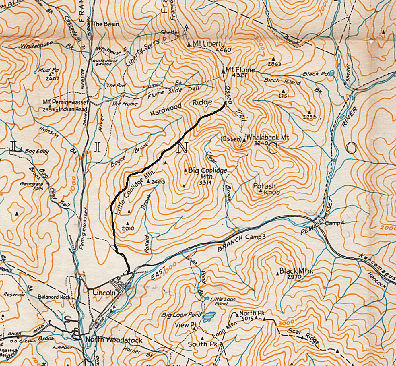 White Mountain Sojourn: Part I Pemi Traverse: Bushwhacking by Necessity