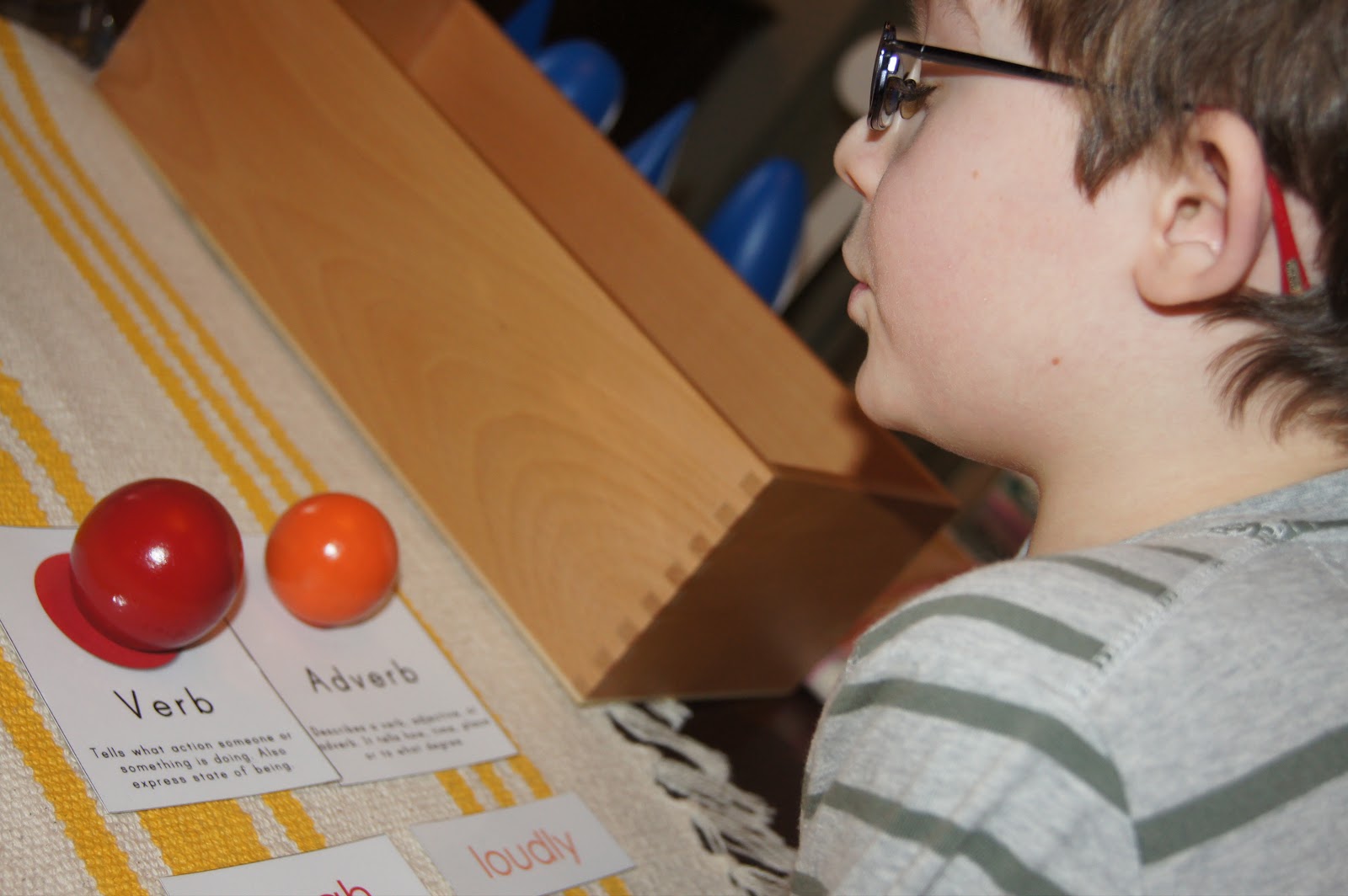 Adverb Introduction, Montessori Language & Grammar At Home - "Making ...