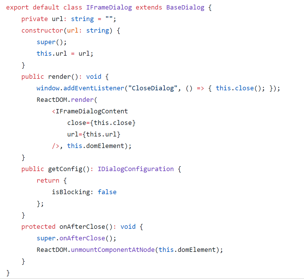 SPFx: Modal Dialog, show classic SharePoint forms | SharePoint Tweaks Blog