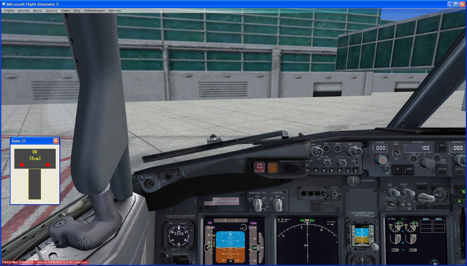 Flight Simulator Add-on by planeman: VDGS(Visual Docking Guidance ...