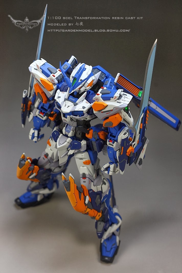 Custom Build: MG 1/100 Gundam Astray Blue Frame Third - (Resin Conversion)