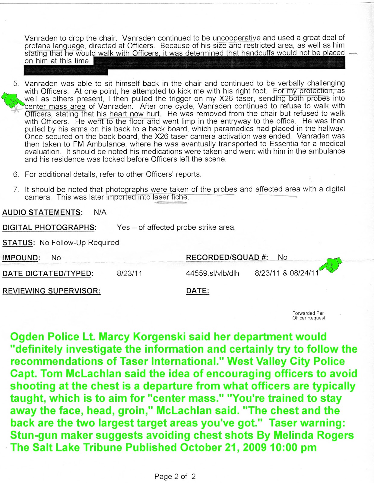 Lion News: Moorhead Police Endangers 70+ Year Old James Van Raden's ...